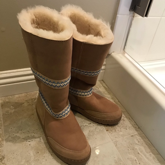 UGG | Shoes | Nwob Ugg Sundance Revival Tall Shearling Boots 9 | Poshmark